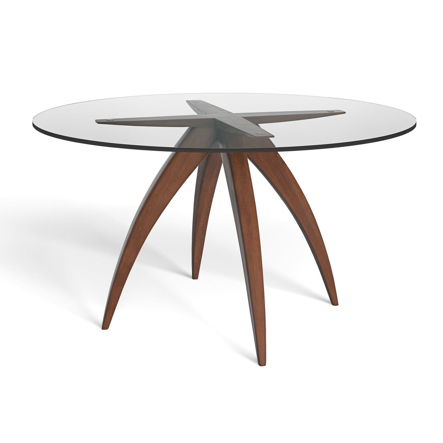 Ella Glass Round Dining Table – Haiku Designs
