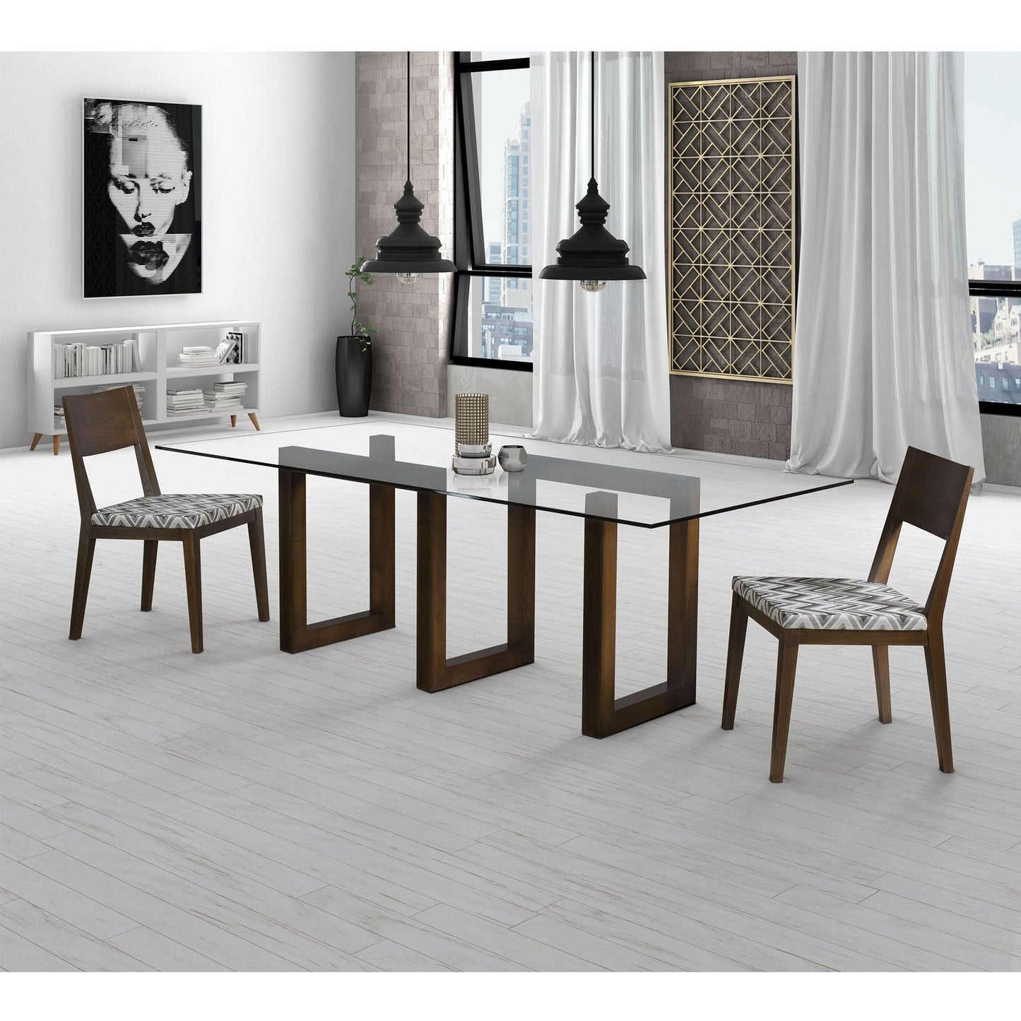 Serpent Glass Dining Table – Haiku Designs