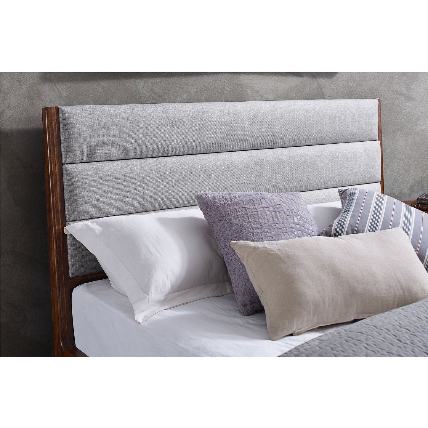 Mercury Upholstered Platform Bed – Haiku Designs