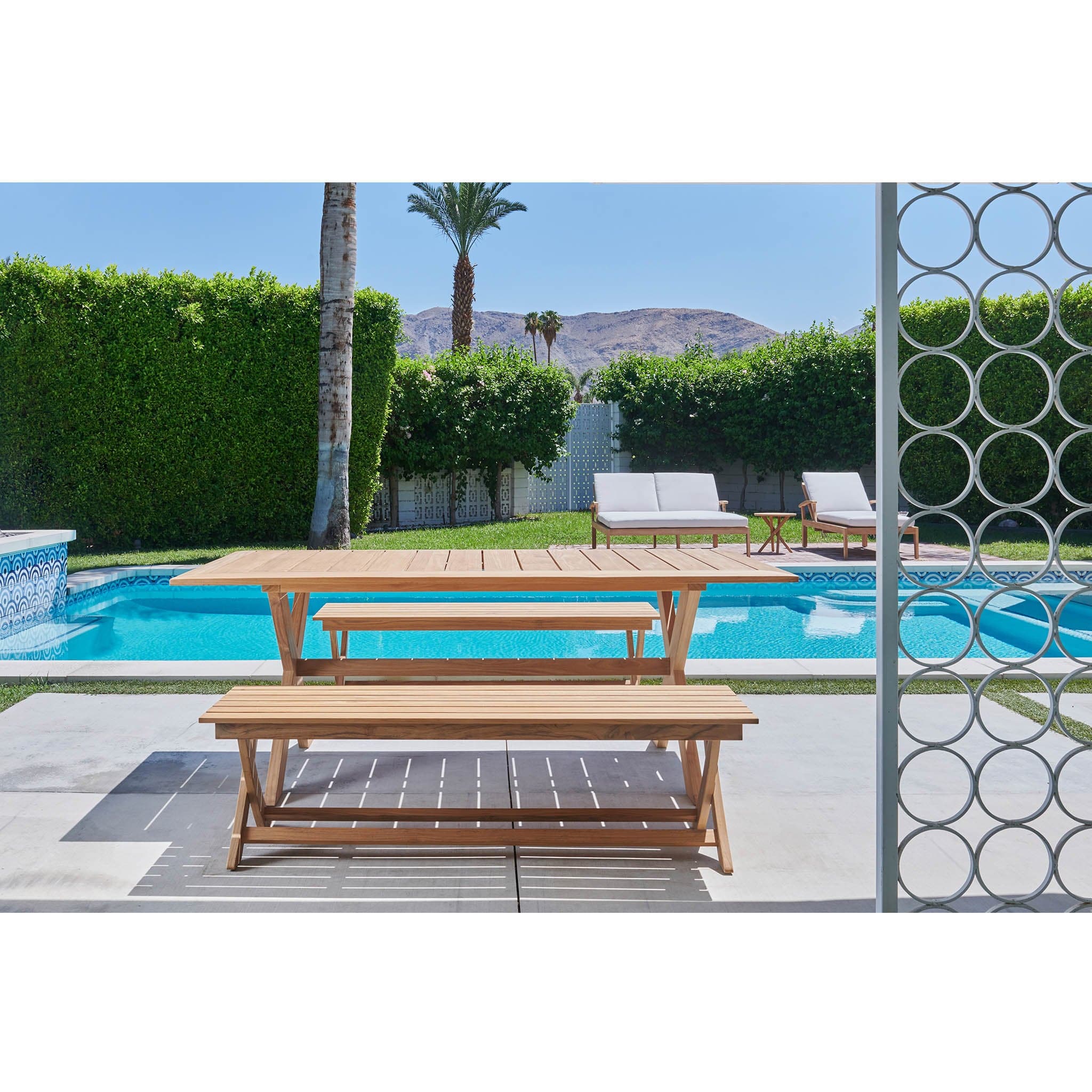 HiTeak Oakville Picnic Bench – Haiku Designs