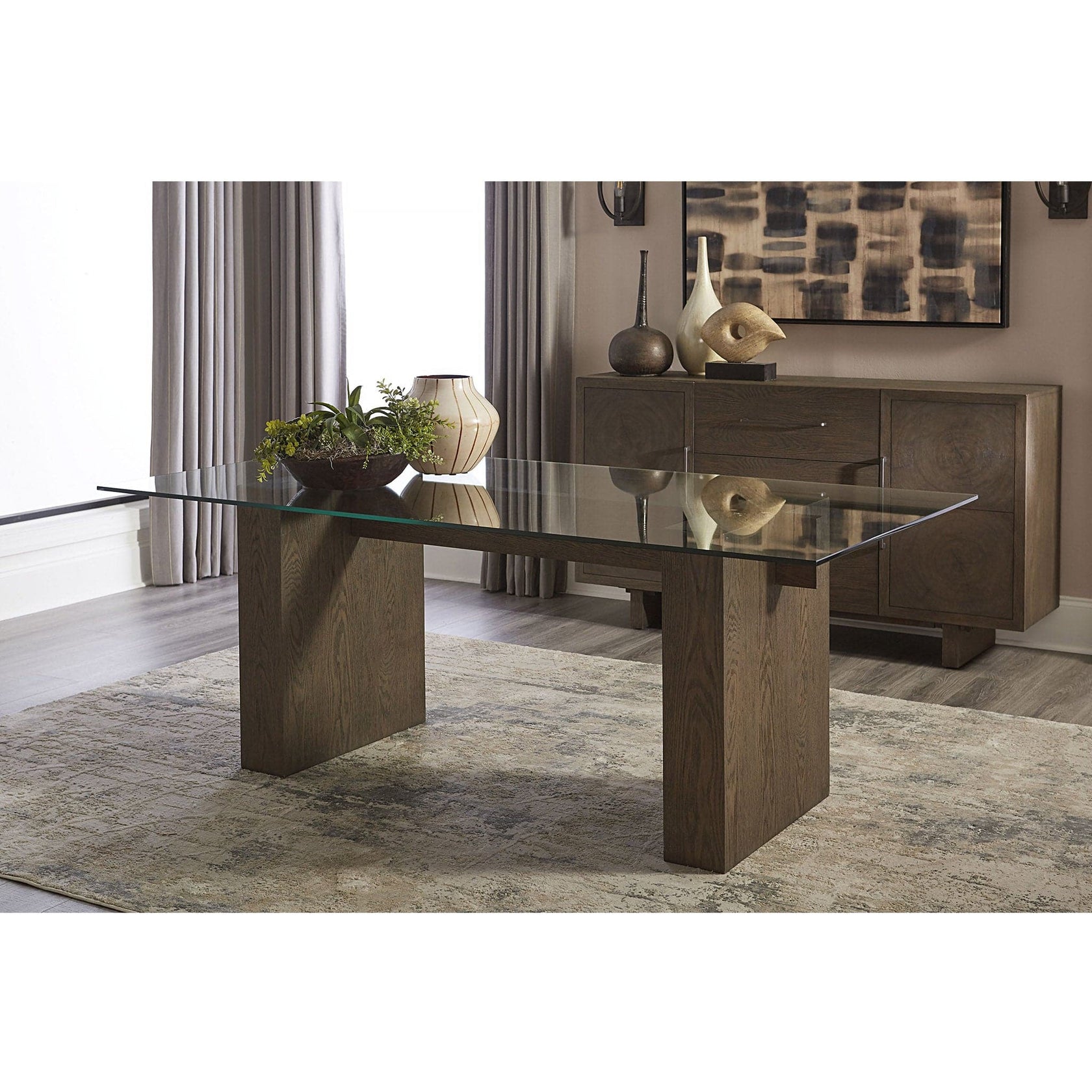Oakland Dining Glass Table – Haiku Designs