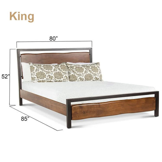 Glenwood Live Edge Platform Bed – Haiku Designs