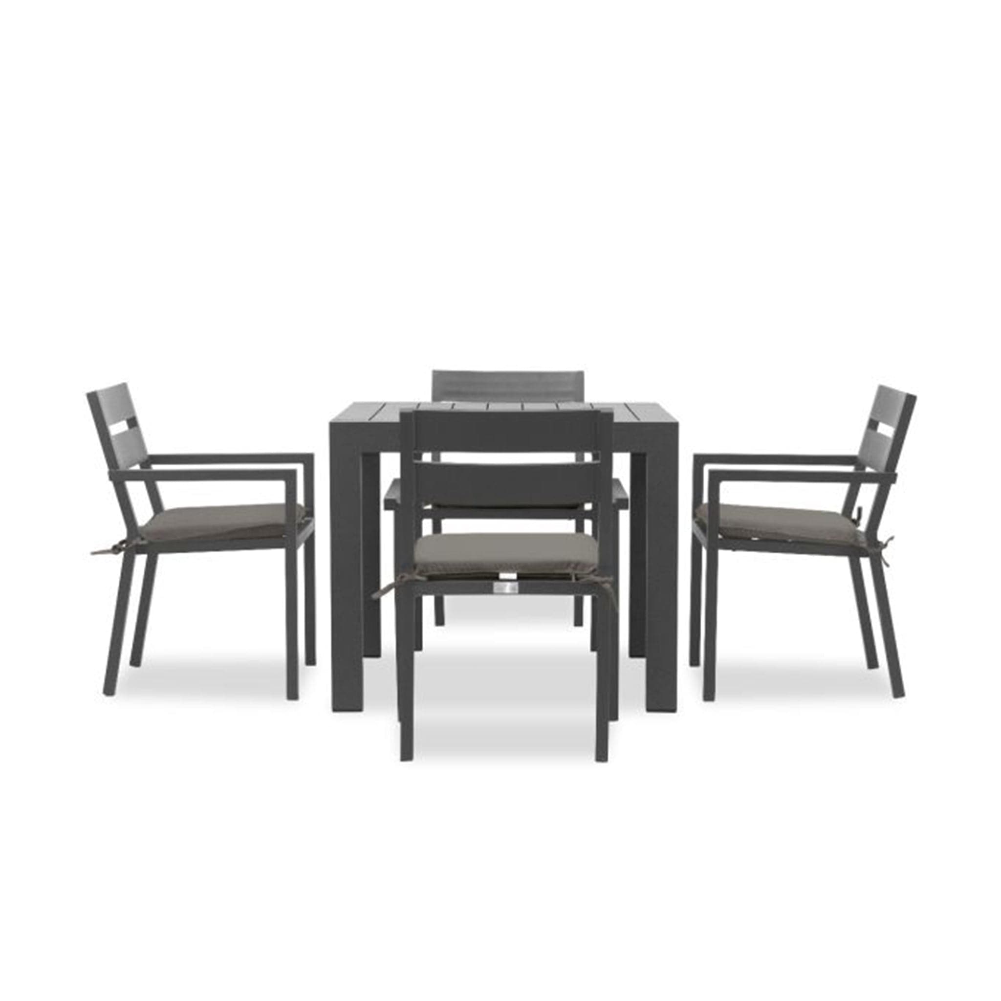Pacifica Classic 4 Seat Square Dining Set – Haiku Designs