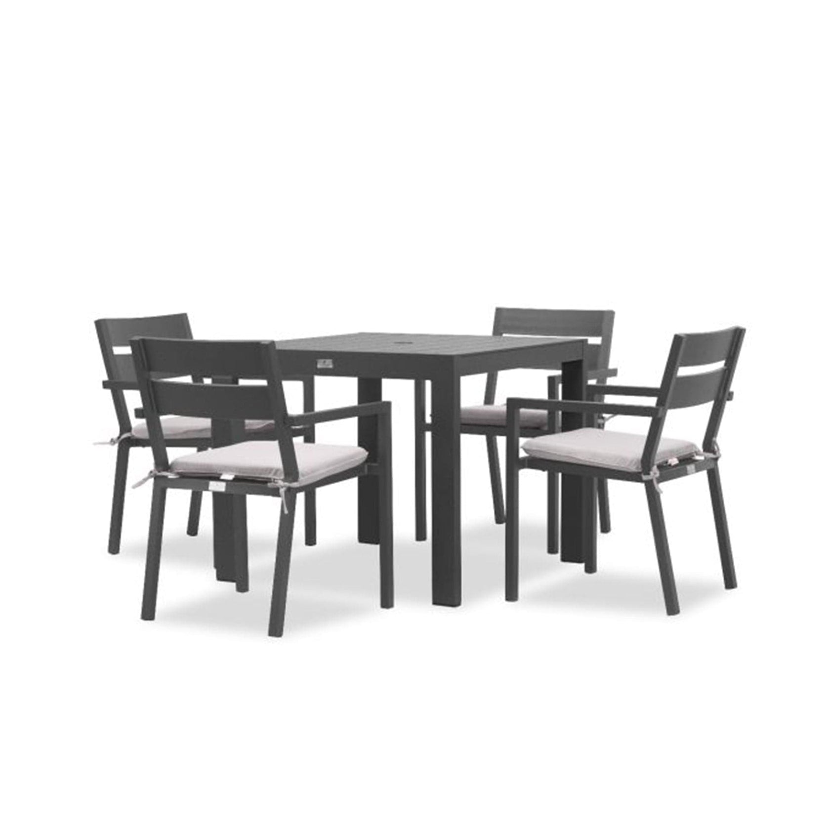 Pacifica Classic 4 Seat Square Dining Set – Haiku Designs