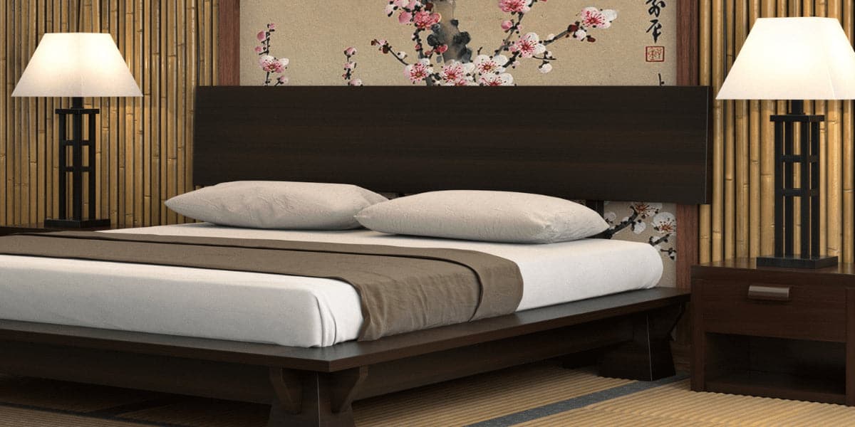 Takuma Japanese Platform Bed Headboard – Haiku Designs
