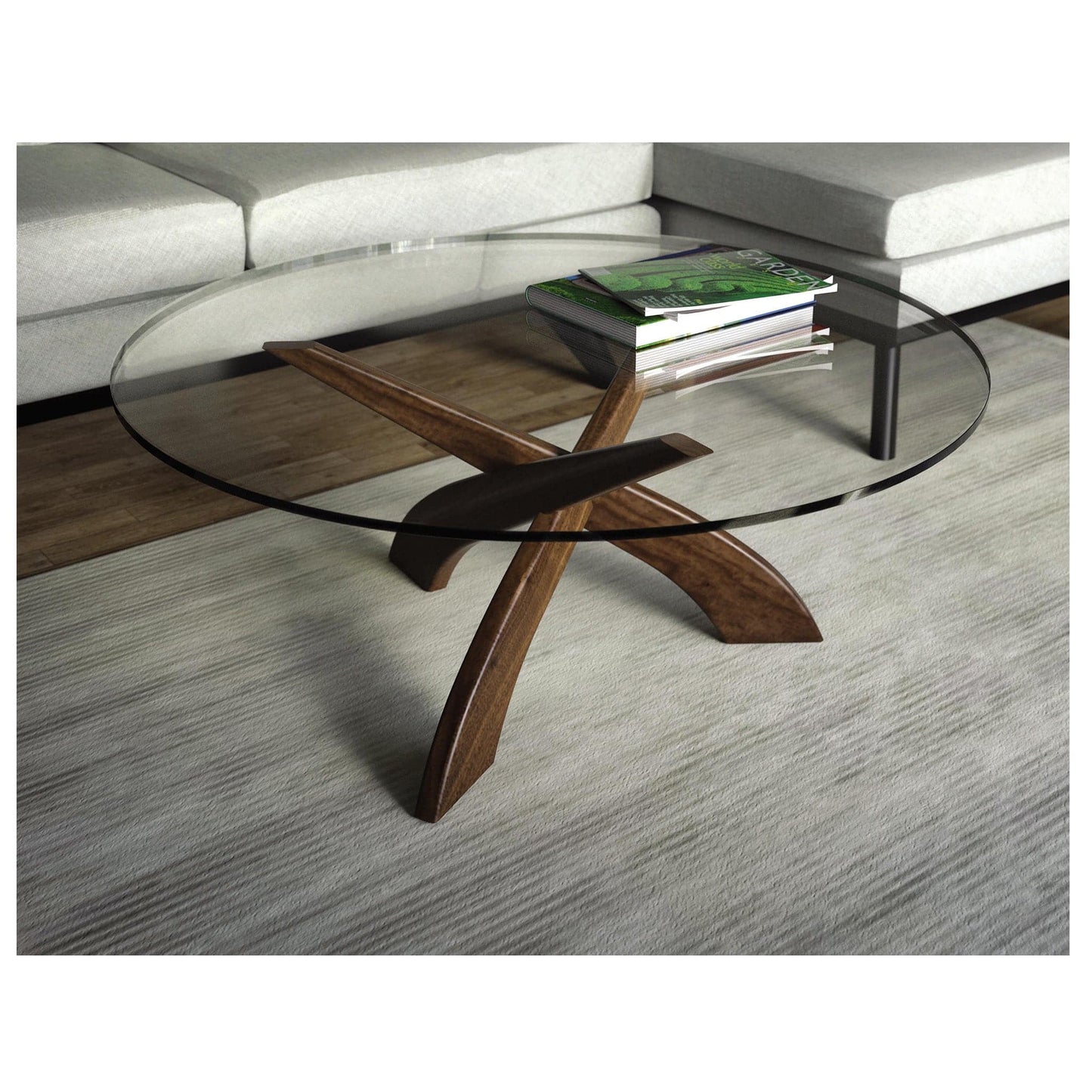 Copeland Statements Collection Entwine Round Coffee Table – Haiku Designs